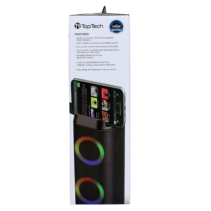 top tech audio bluetooth speaker