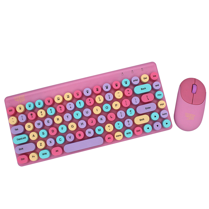 colorful keyboards and mouse