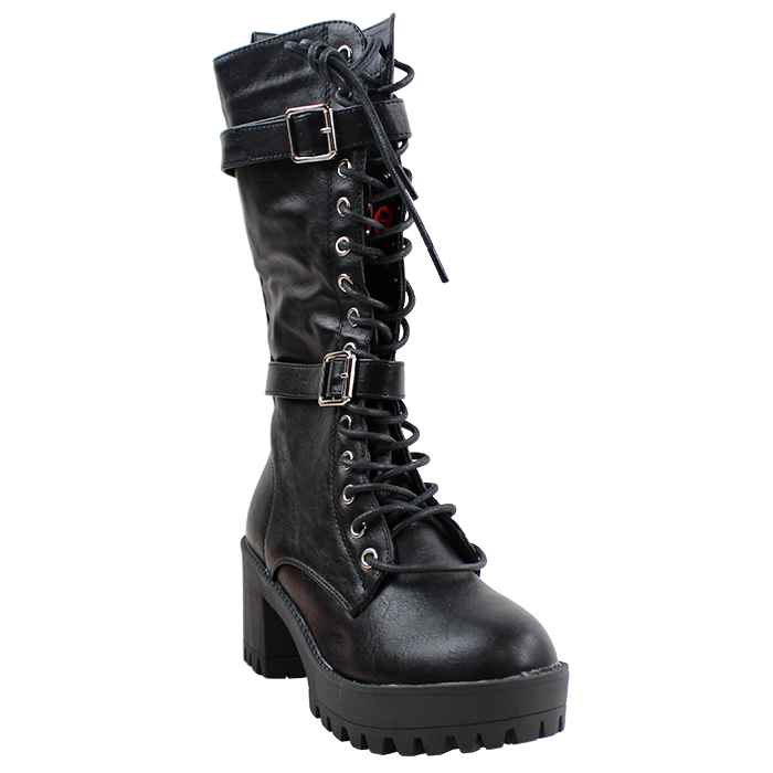 combat high boots
