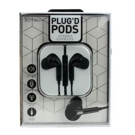 "Simply Tech" Plug'd Pods Stereo Earbuds