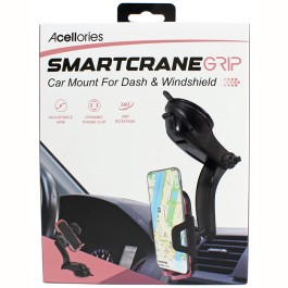 "Acellories" SmartCrane Grip Car Mount for Dash & Windshield
