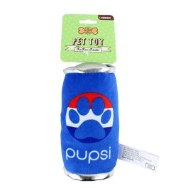 "MPG" Plush Soda Can Pet Toy