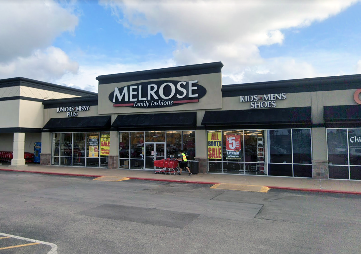 Melrose store #19 store front in Houston, TX